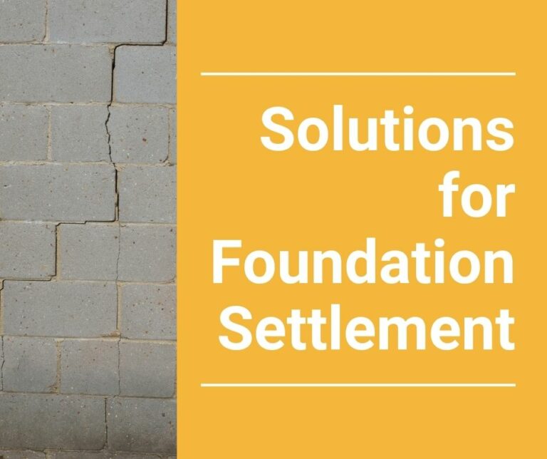 Solutions for a Settling Foundation | FOUNDATIONS ON THE LEVEL